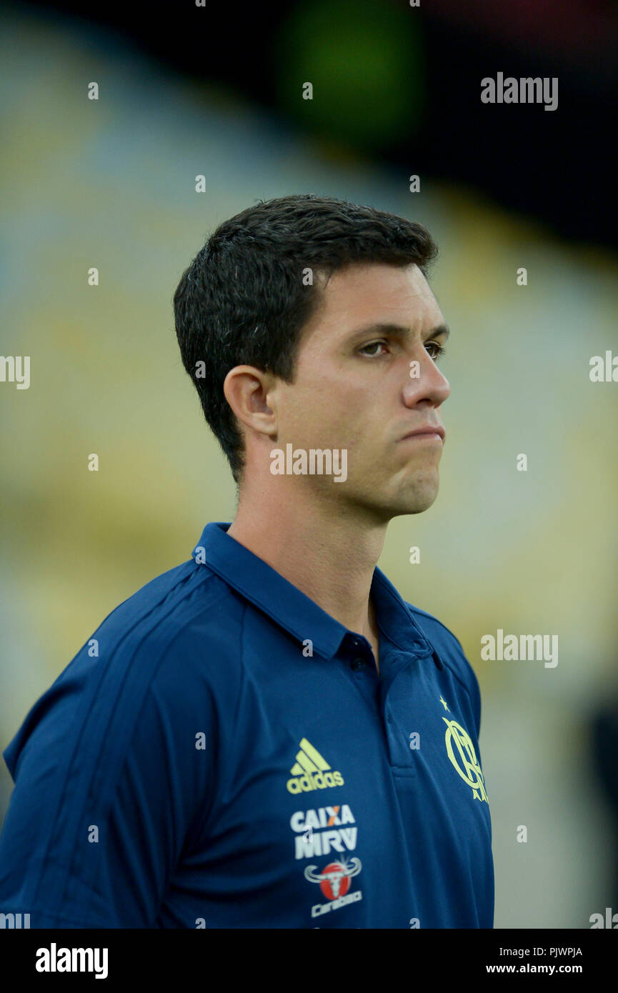 Rio De Janeiro, Brazil. 08th Sep, 2018. Technician Mauricio Barbieri ...