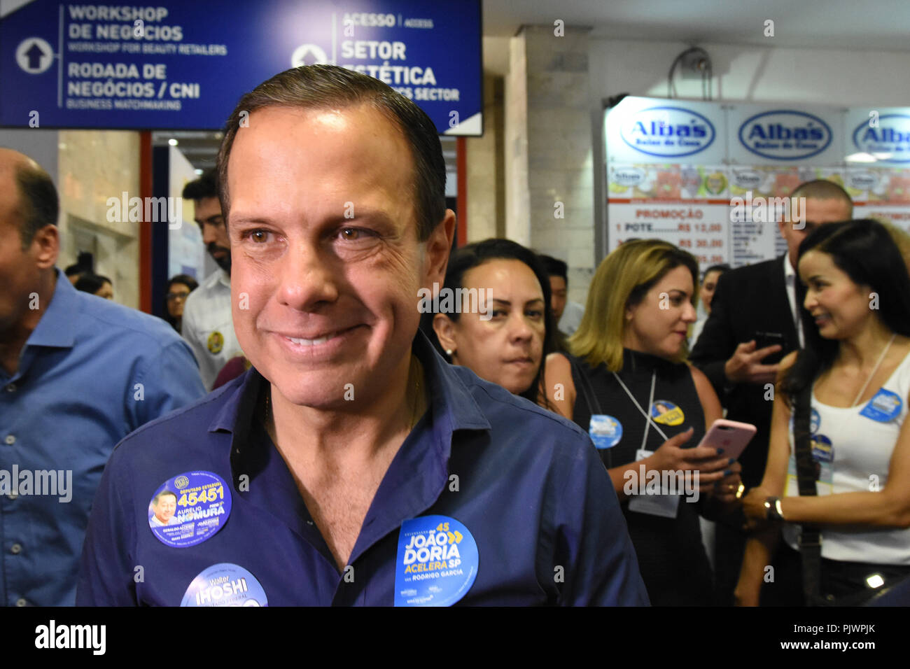 São Paulo, Brazil. 8th September 2018. João Doria, (PSDB) candidate for ...