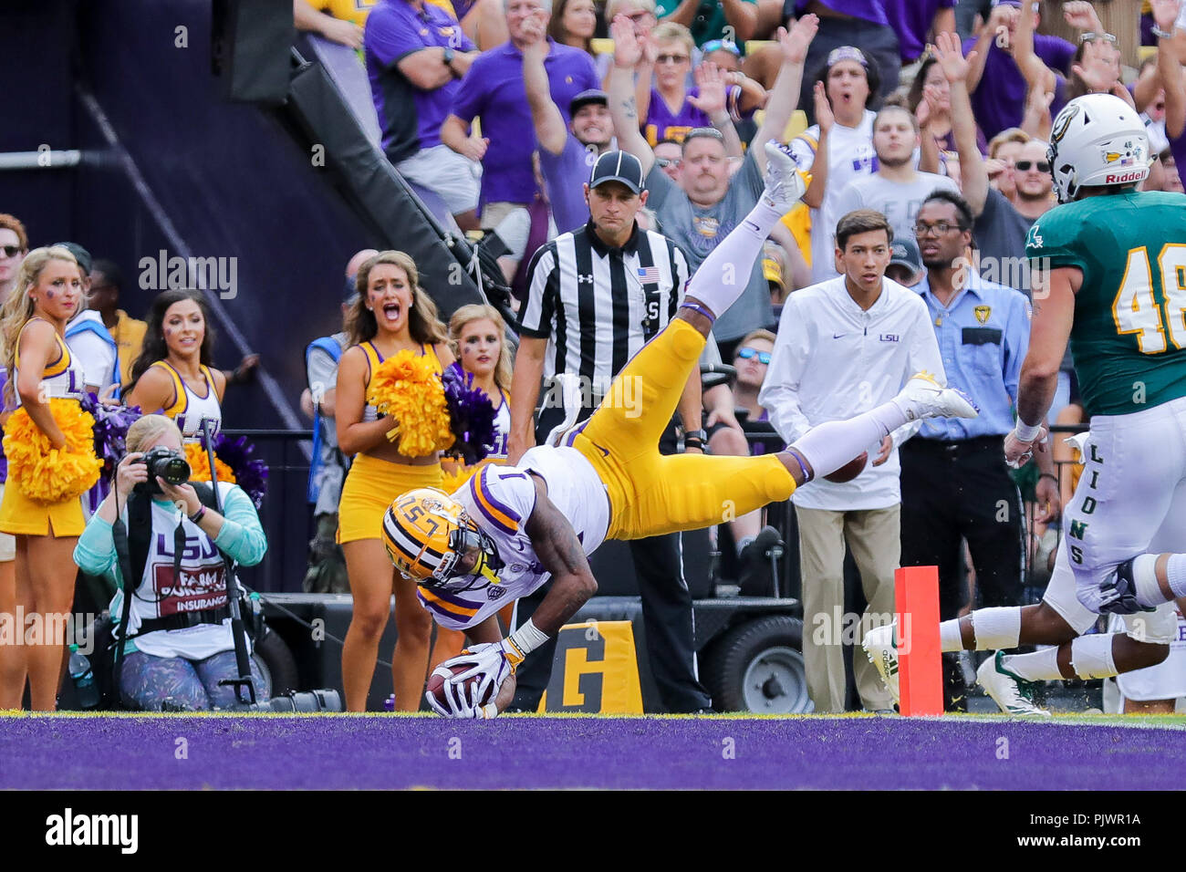 Baton Rouge, LA, USA. 8th Sep, 2018. LSU Tigers wide receiver Ja'Marr ...
