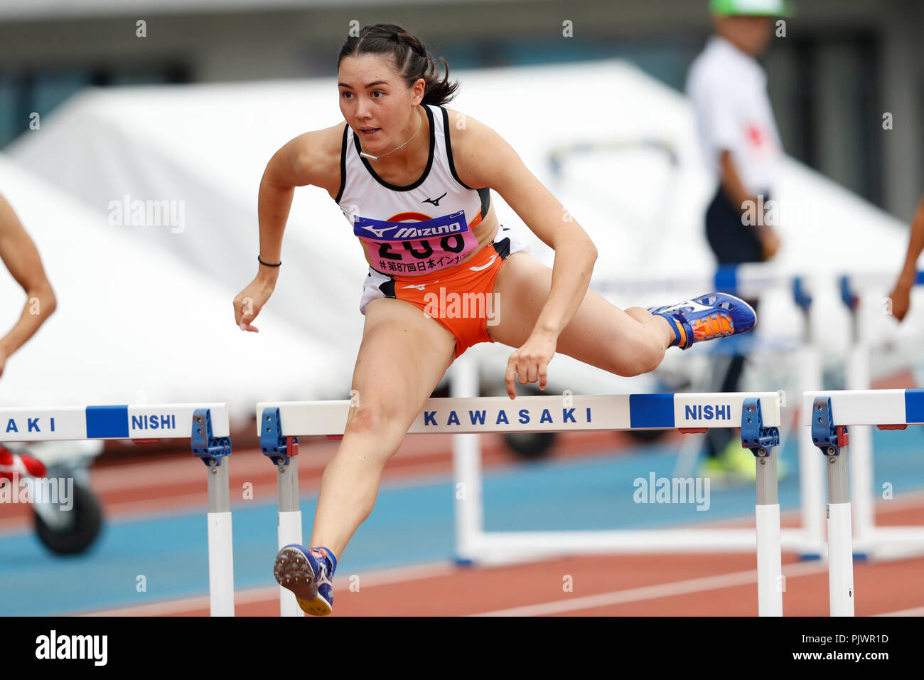Todoroki Stadium, Kanagawa, Japan. 6th Sep, 2018. Meg Hemphill ...