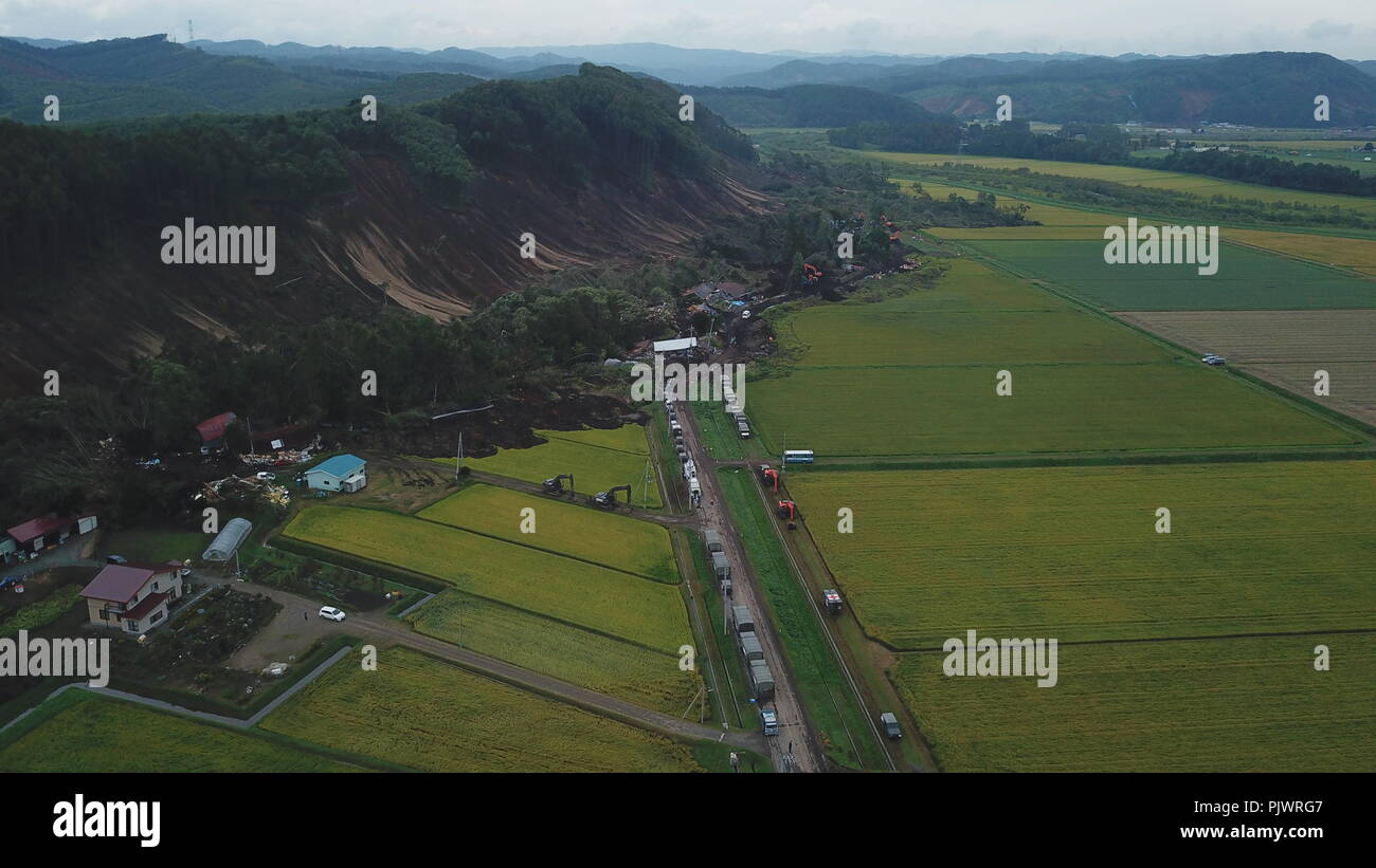 Atsuma town aerial hi-res stock photography and images - Alamy
