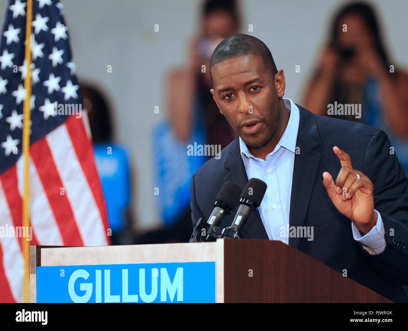 Florida, USA. 8th September 2018. Florida Democratic gubernatorial ...