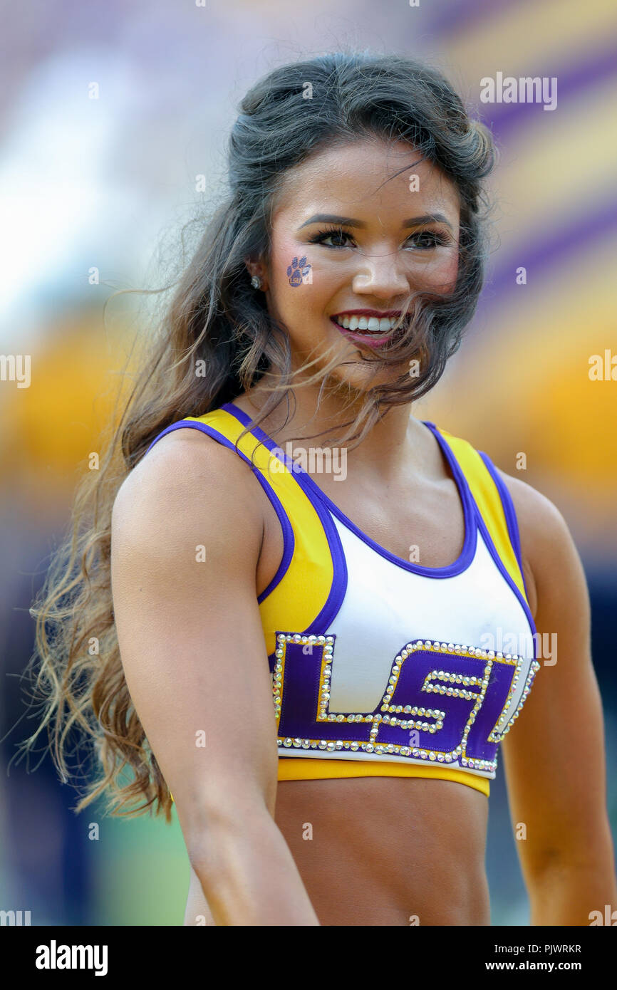 Baton Rouge, LA, USA. 8th Sep, 2018. LSU Tigers Tiger Girl performing ...