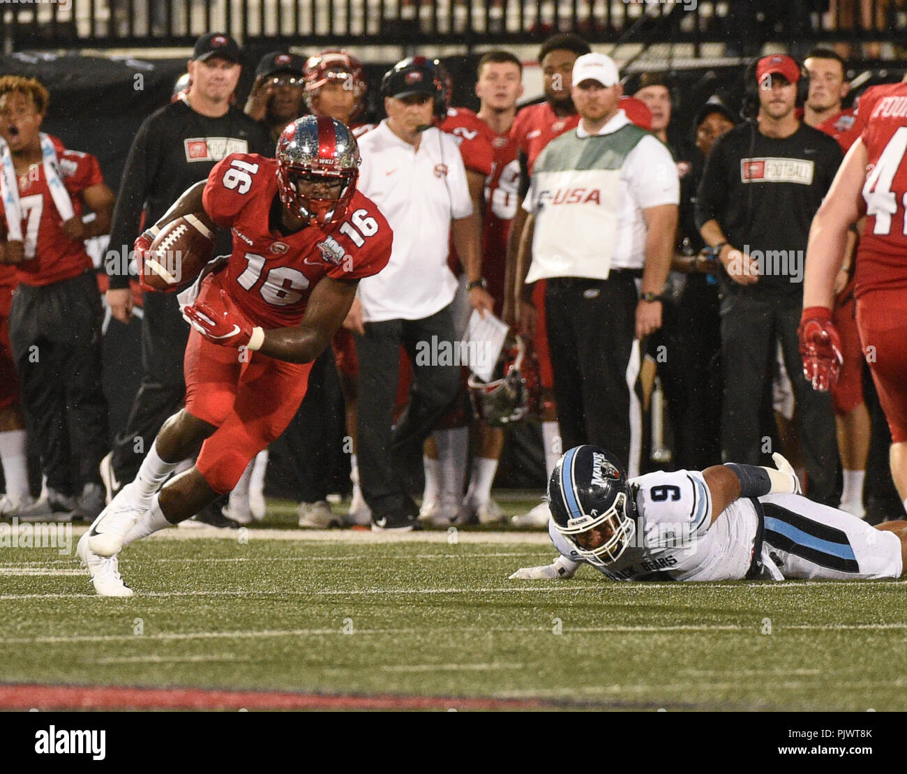 September 8, 2018 Western Kentucky Hilltoppers wide receiver Quin ...