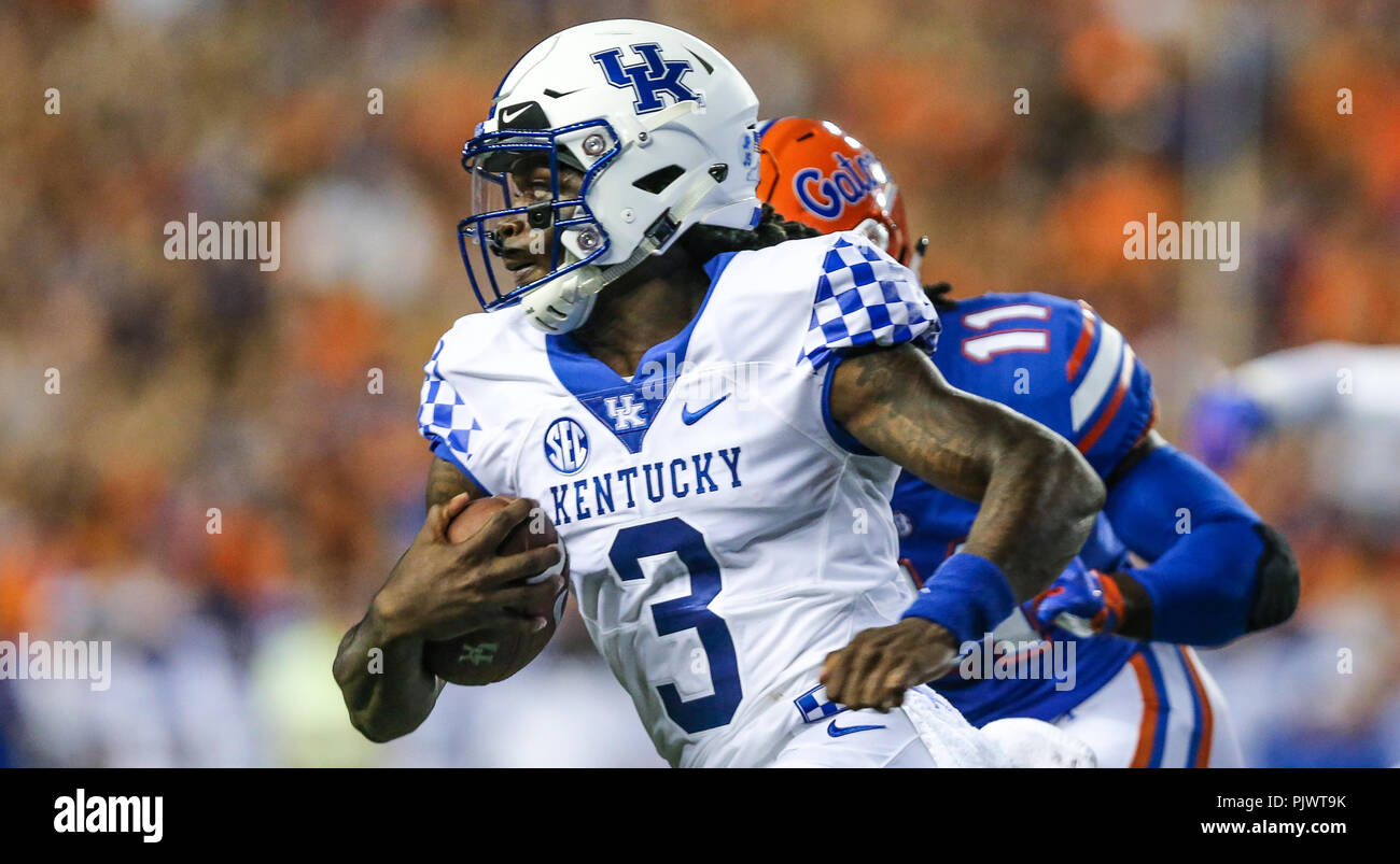 Florida, USA. 8th September 2018. Kentucky Wildcats quarterback Terry ...