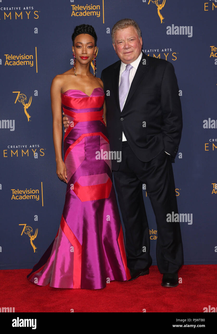 Los Angeles, Ca, USA. 8th Sep, 2018. Sonequa Martin-Green and William ...