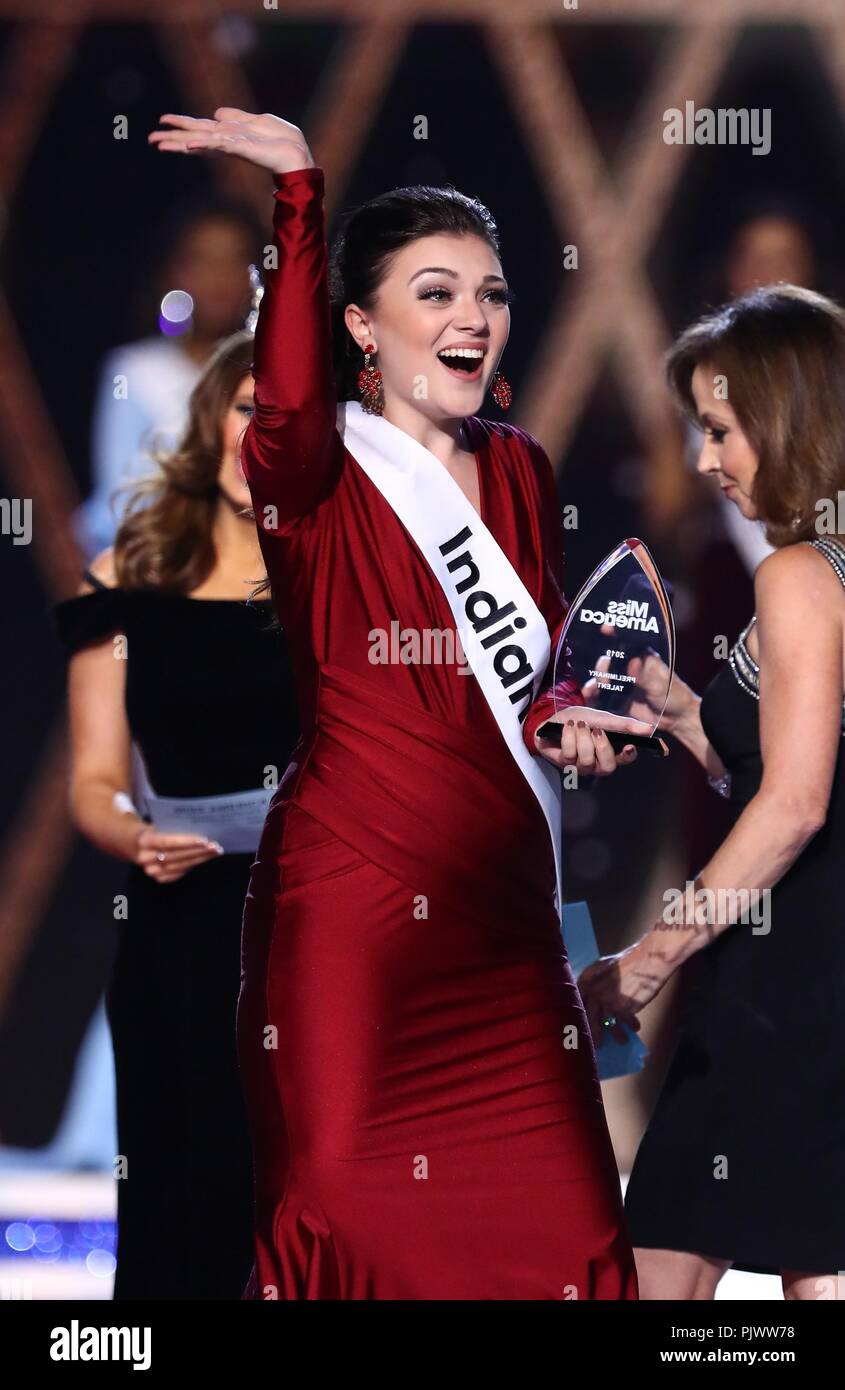 Miss Indiana Lydia Suzan Tremaine in attendance for 2019 Miss America ...