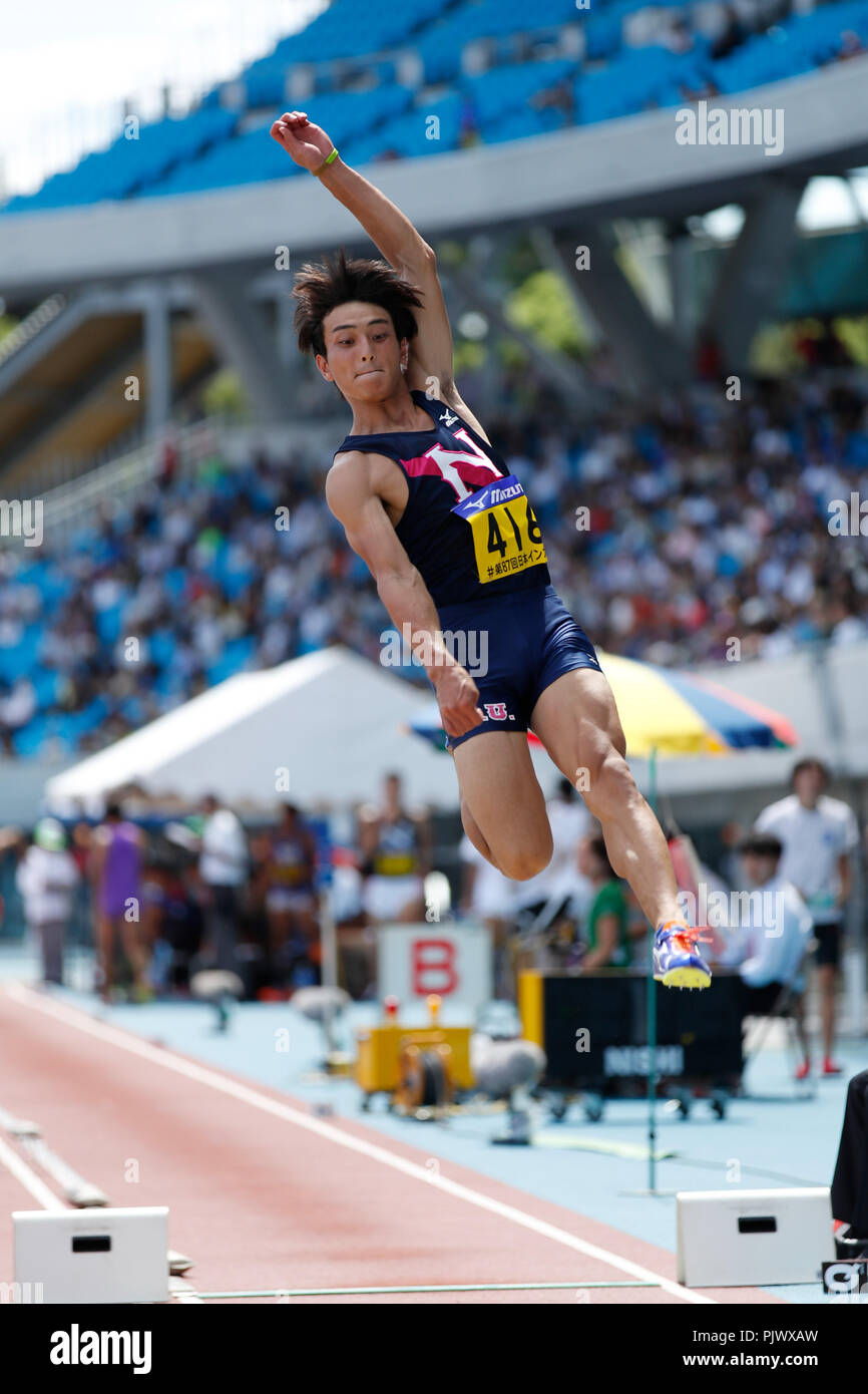 Todoroki Stadium, Kanagawa, Japan. 8th Sep, 2018. Yuki Hashioka ...