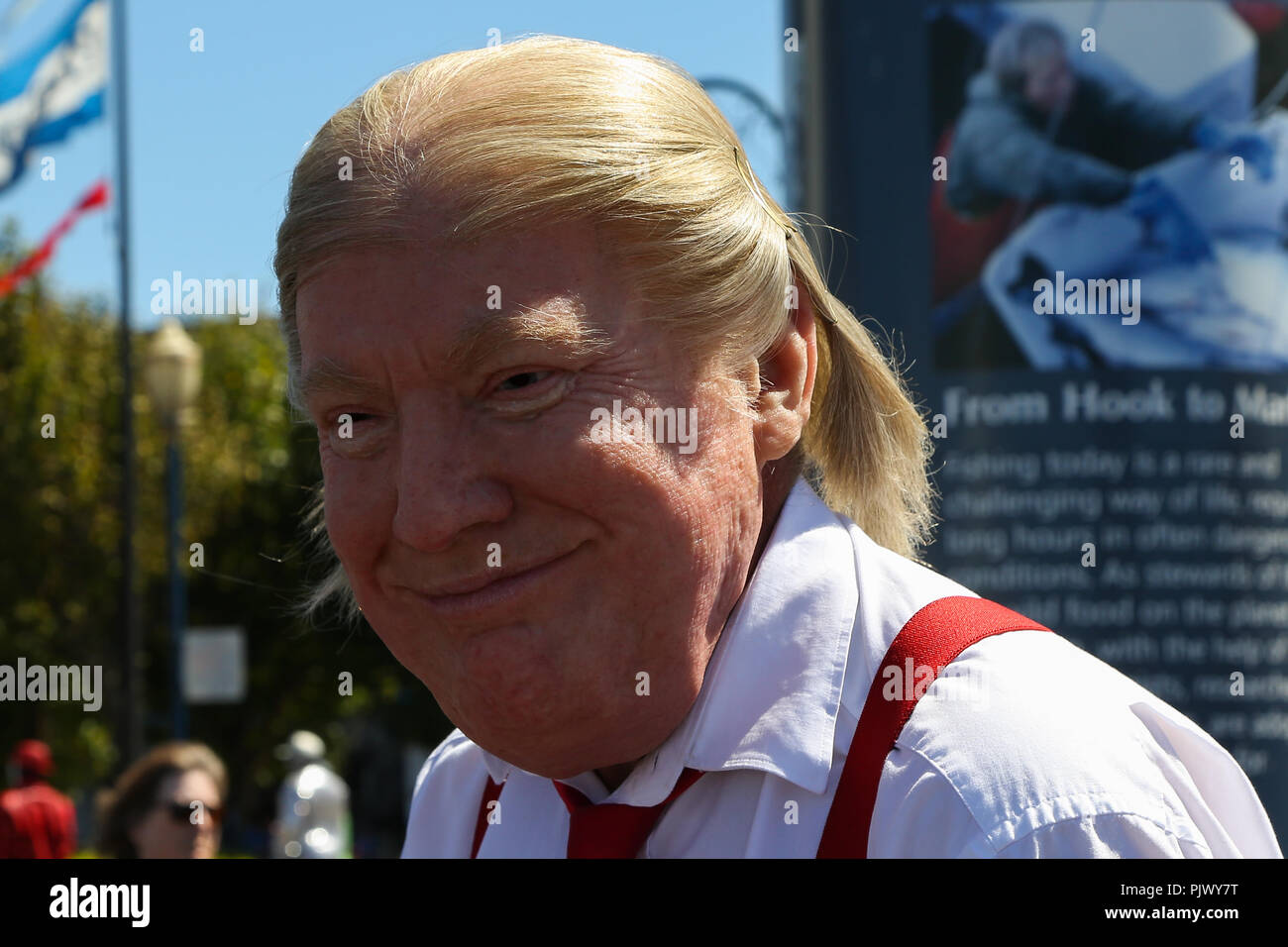 Trump look alike hi-res stock photography and images - Alamy
