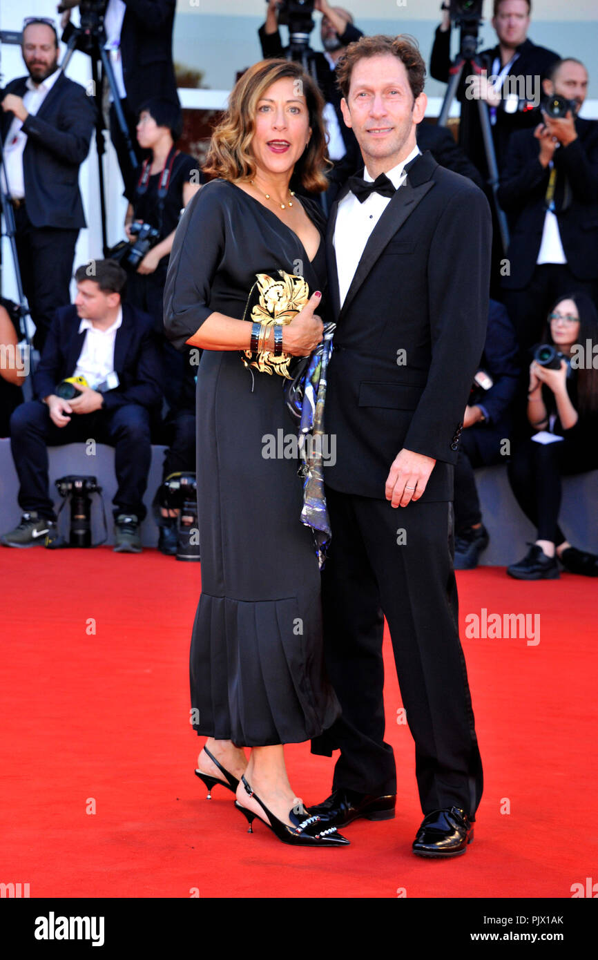 Celebrities lisa benavides and tim blake nelson hi-res stock ...