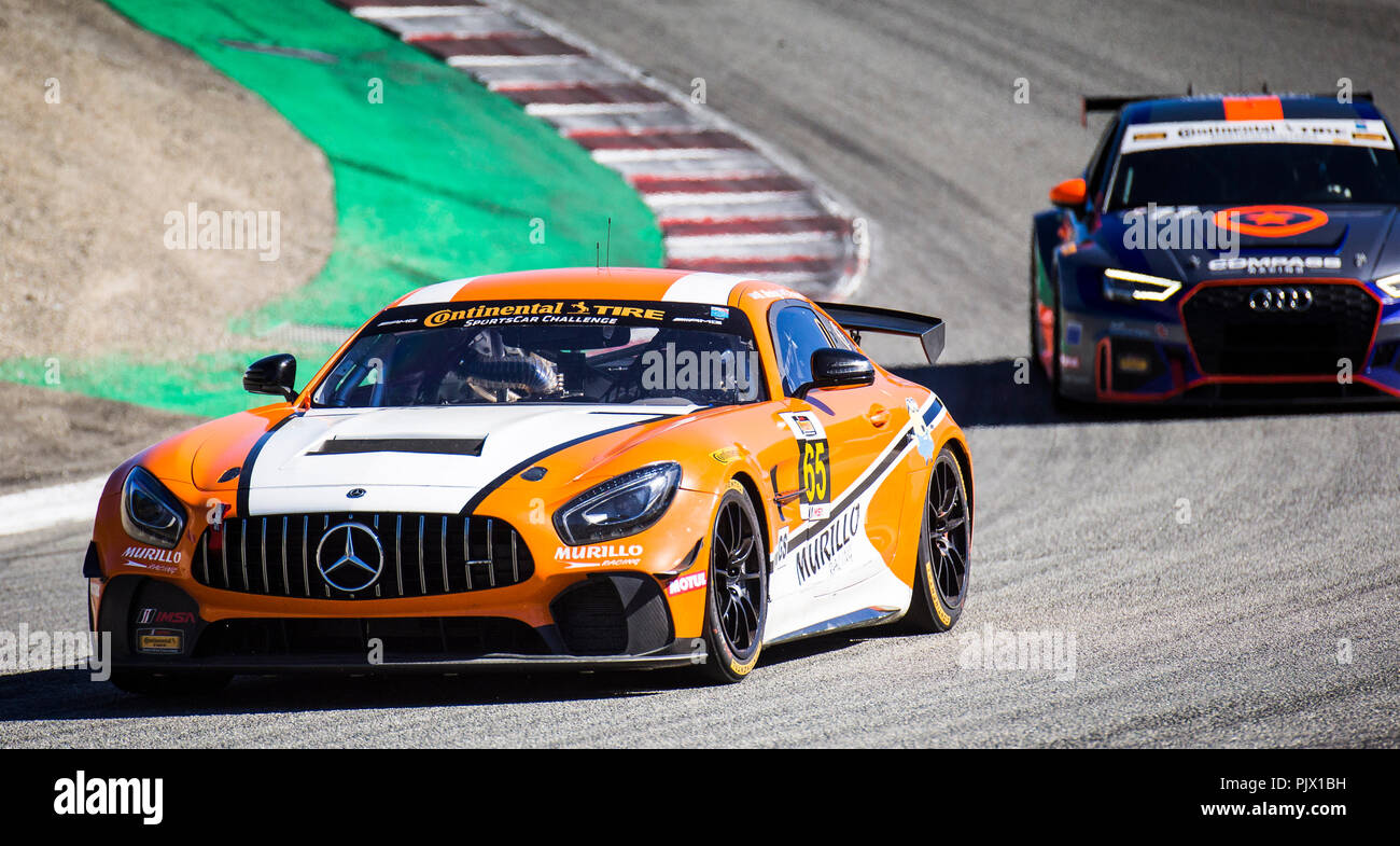 Monterey, CA, USA. 08th Sep, 2018. A. # 65 Drivers Tim Probert/Brent ...