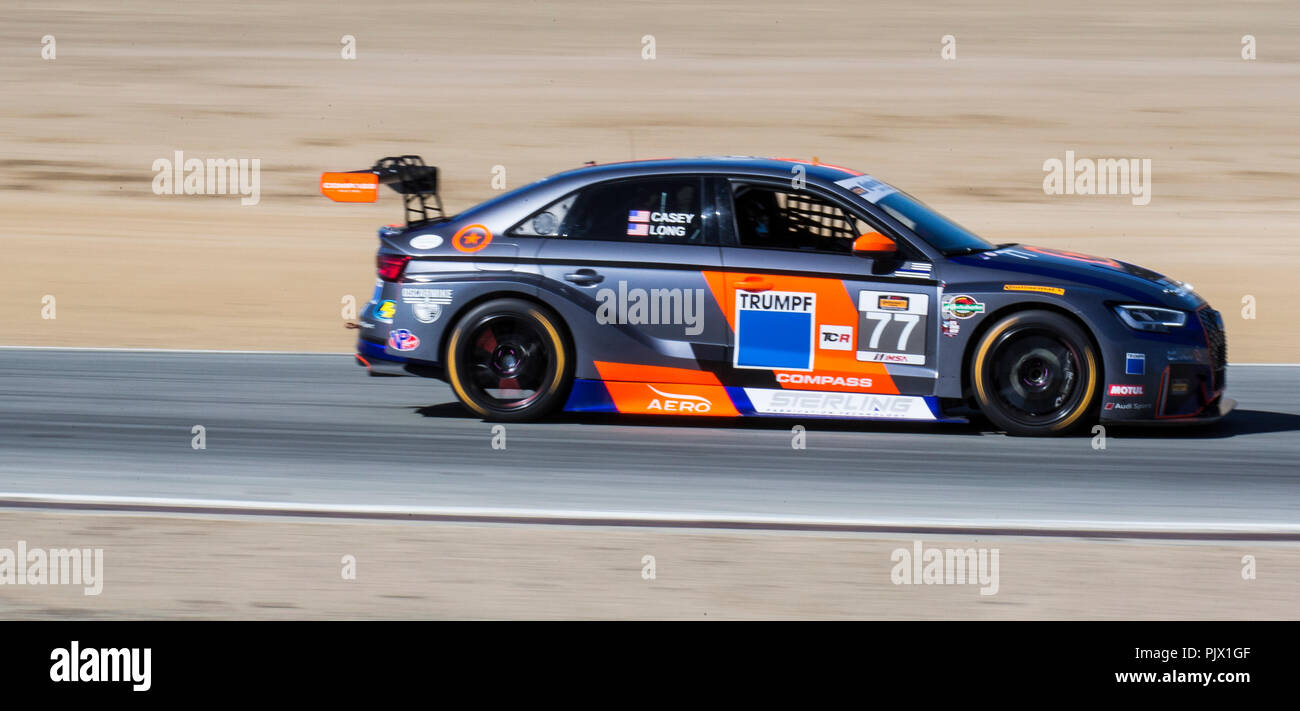 Monterey, CA, USA. 08th Sep, 2018. A. # 77 Drivers Britt Casey jr/Tom ...