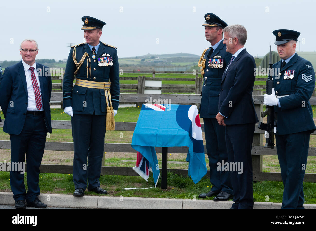 RAF Valley, Anglesey, Wales 8 September 2018. Air Marshal Michael ...