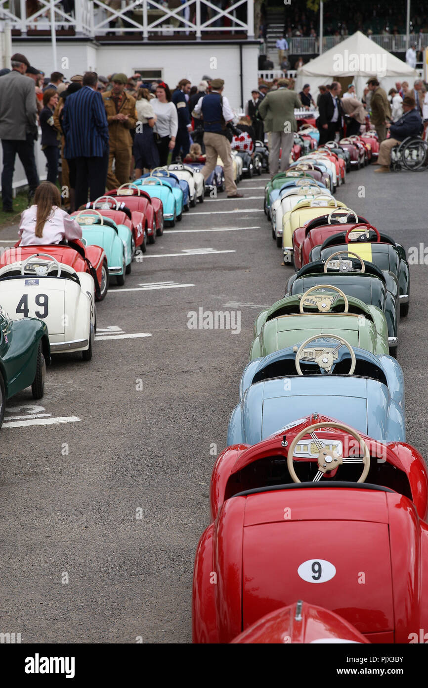 Goodwood, West Sussex, UK. 9th September 2018. Austin J40 pedal cars ...