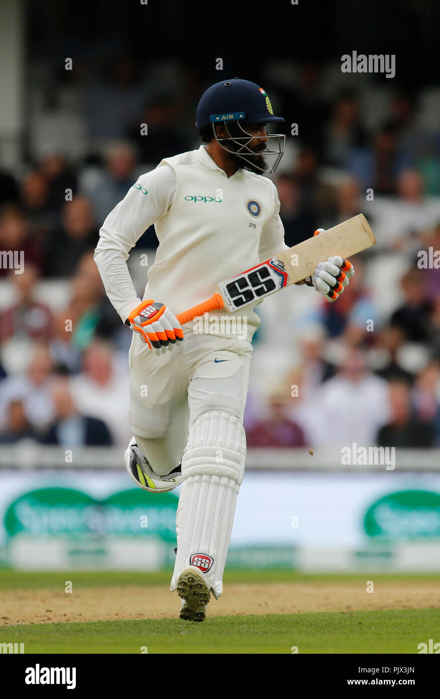 Ravindra jadeja test hi-res stock photography and images - Alamy