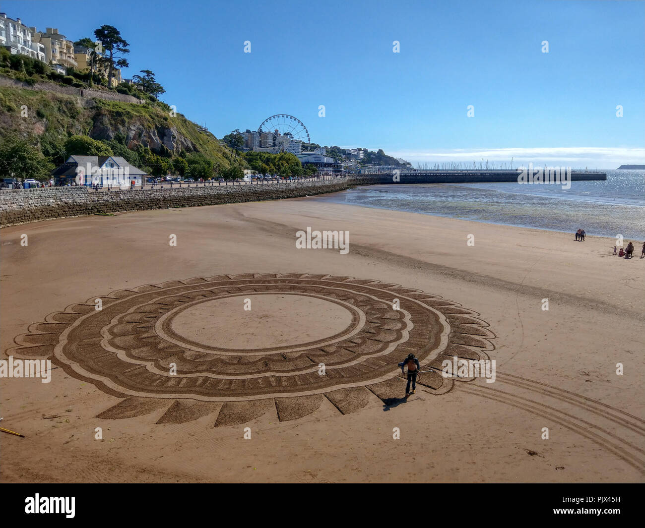 Devon sand art hi-res stock photography and images - Alamy