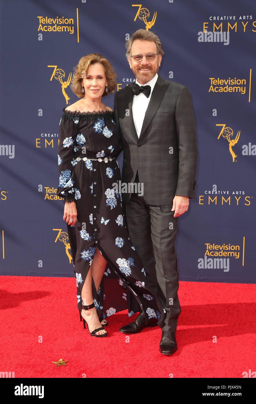 Los Angeles, Ca, USA. 8th Sep, 2018. Bryan Cranston, Robin Dearden, at ...