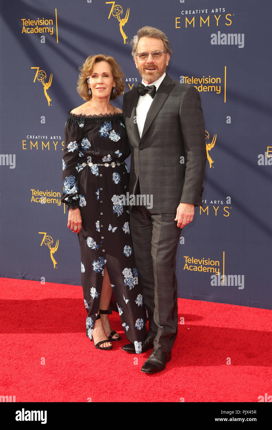 Los Angeles, Ca, USA. 8th Sep, 2018. Bryan Cranston, Robin Dearden, at ...