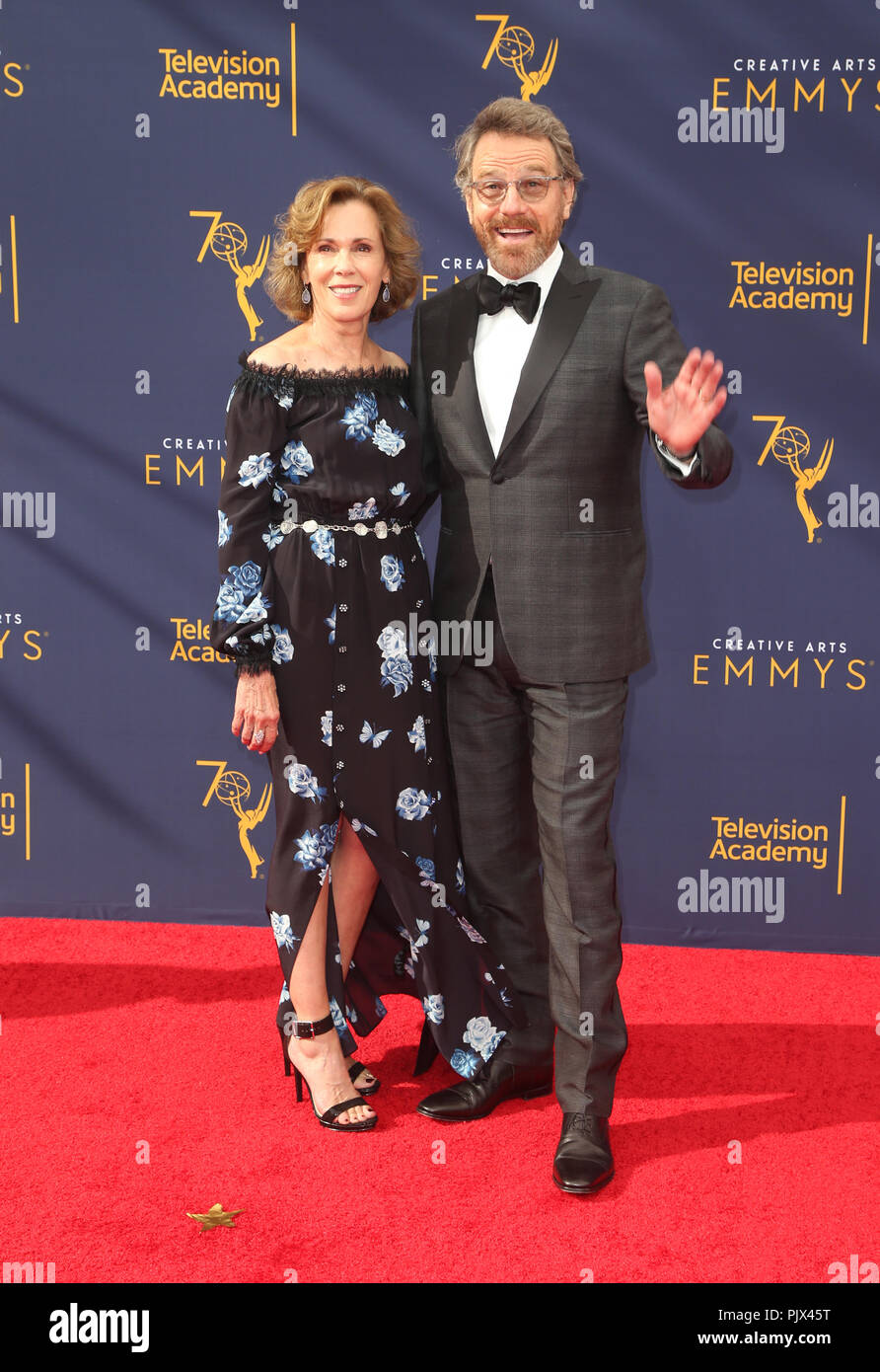 Los Angeles, Ca, USA. 8th Sep, 2018. Bryan Cranston, Robin Dearden, at ...