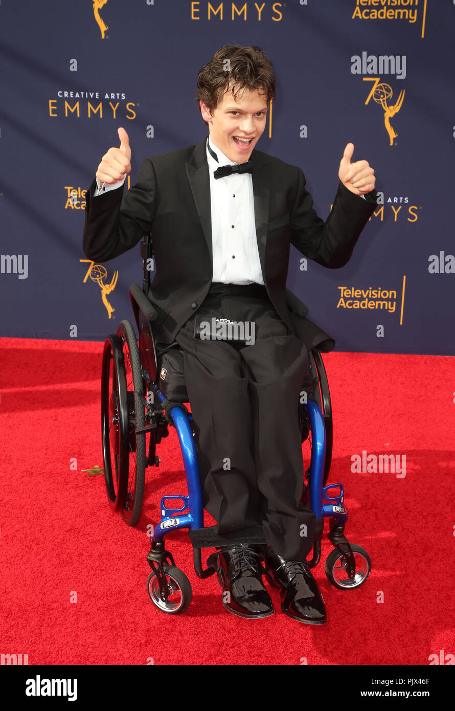 Los Angeles, Ca, USA. 8th Sep, 2018. Micah Fowler, at the 2018 Creative ...