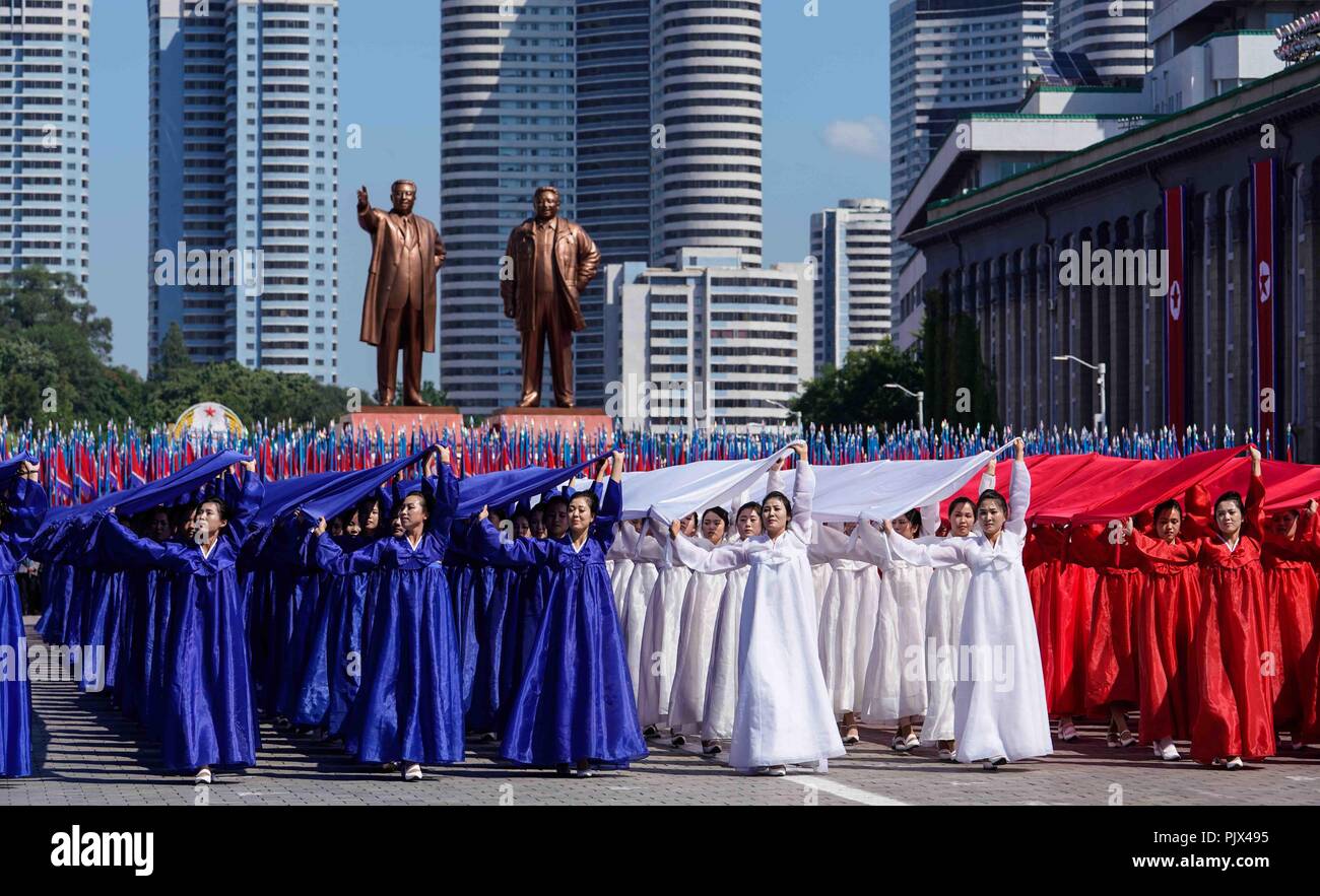 Pyongyang people 2018 hi-res stock photography and images - Alamy