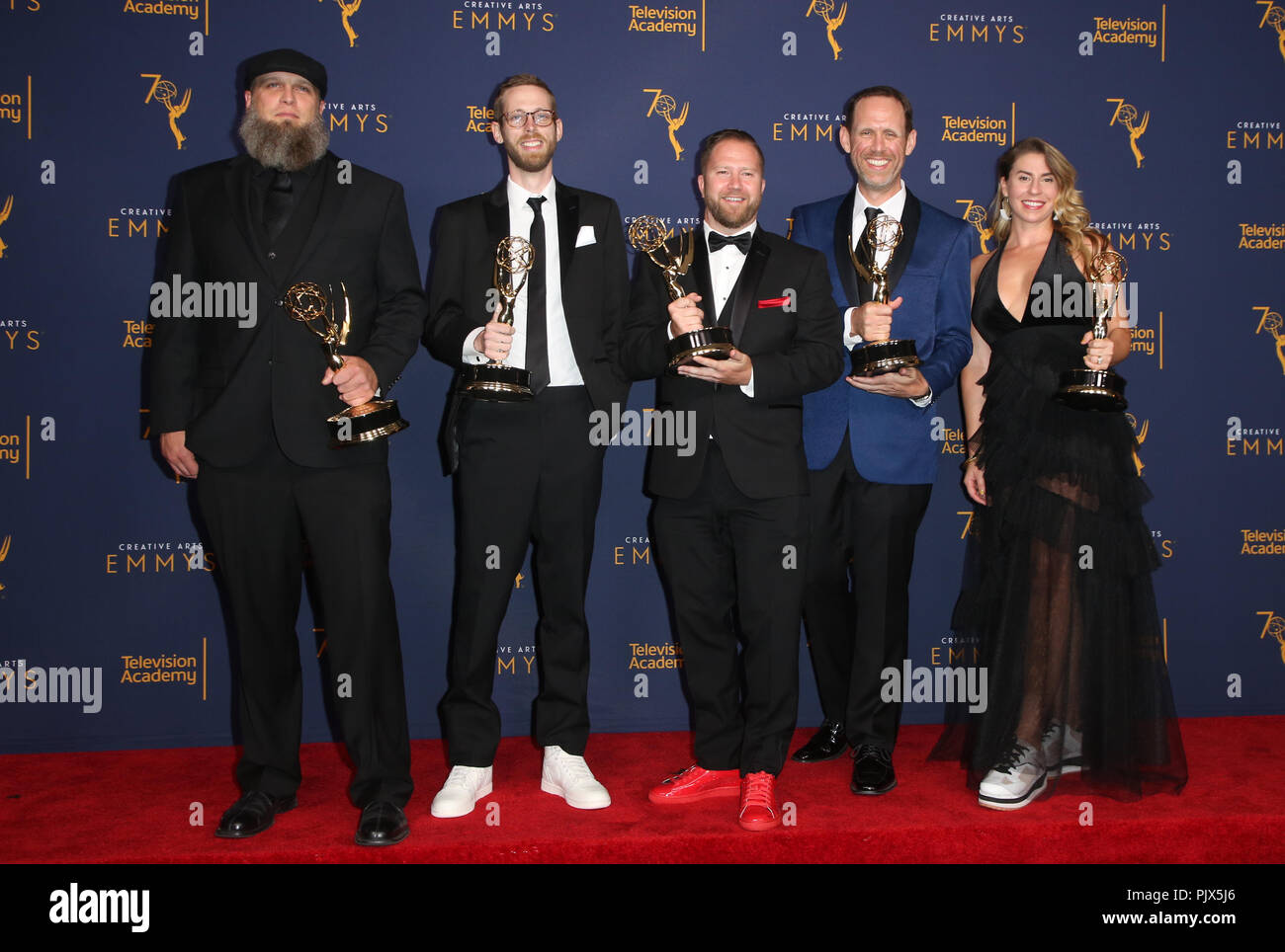 Los Angeles, Ca, USA. 8th Sep, 2018. Jason Dotts, Trevor Gates, David ...