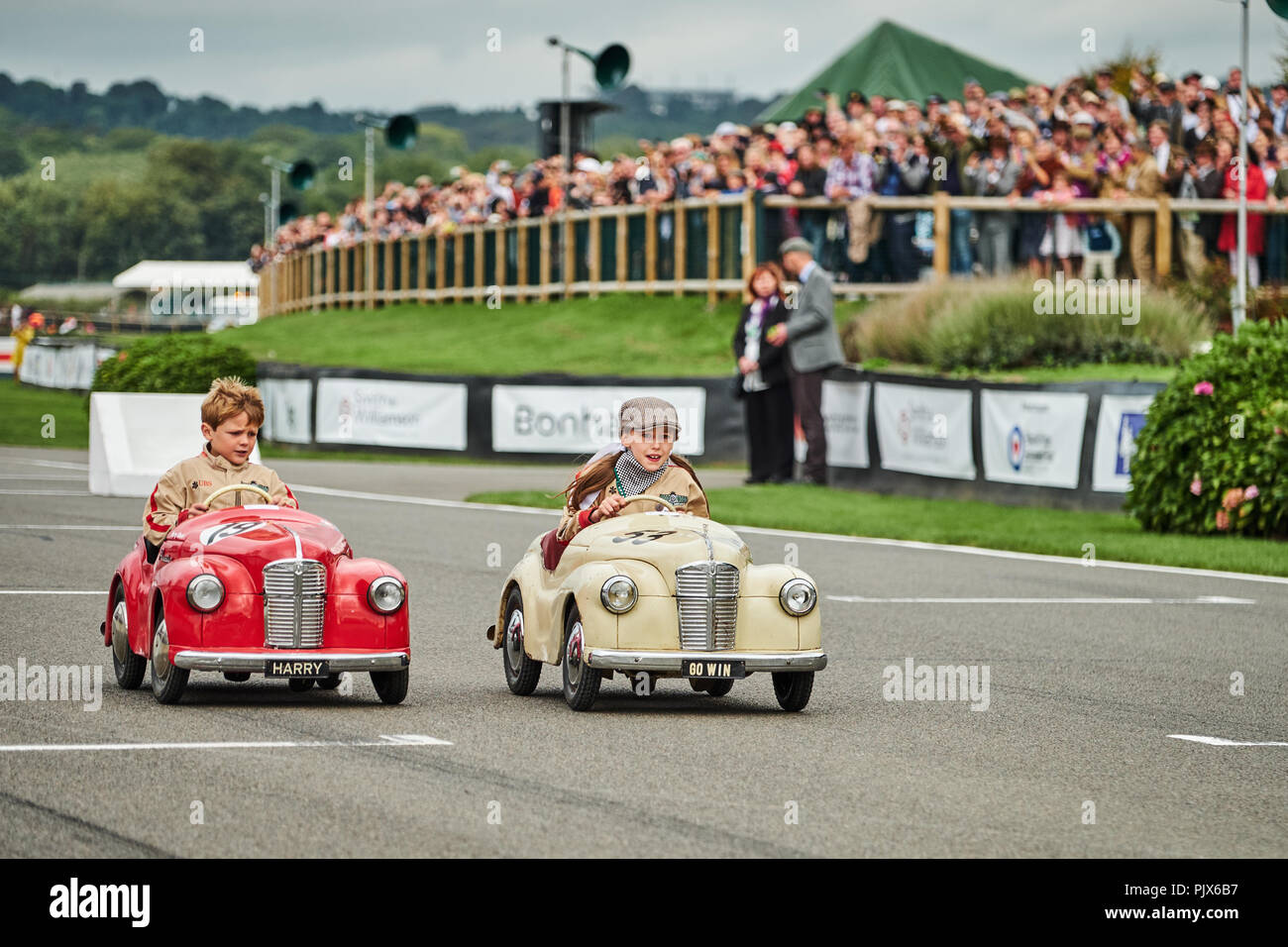 Pedal car race hi-res stock photography and images - Alamy