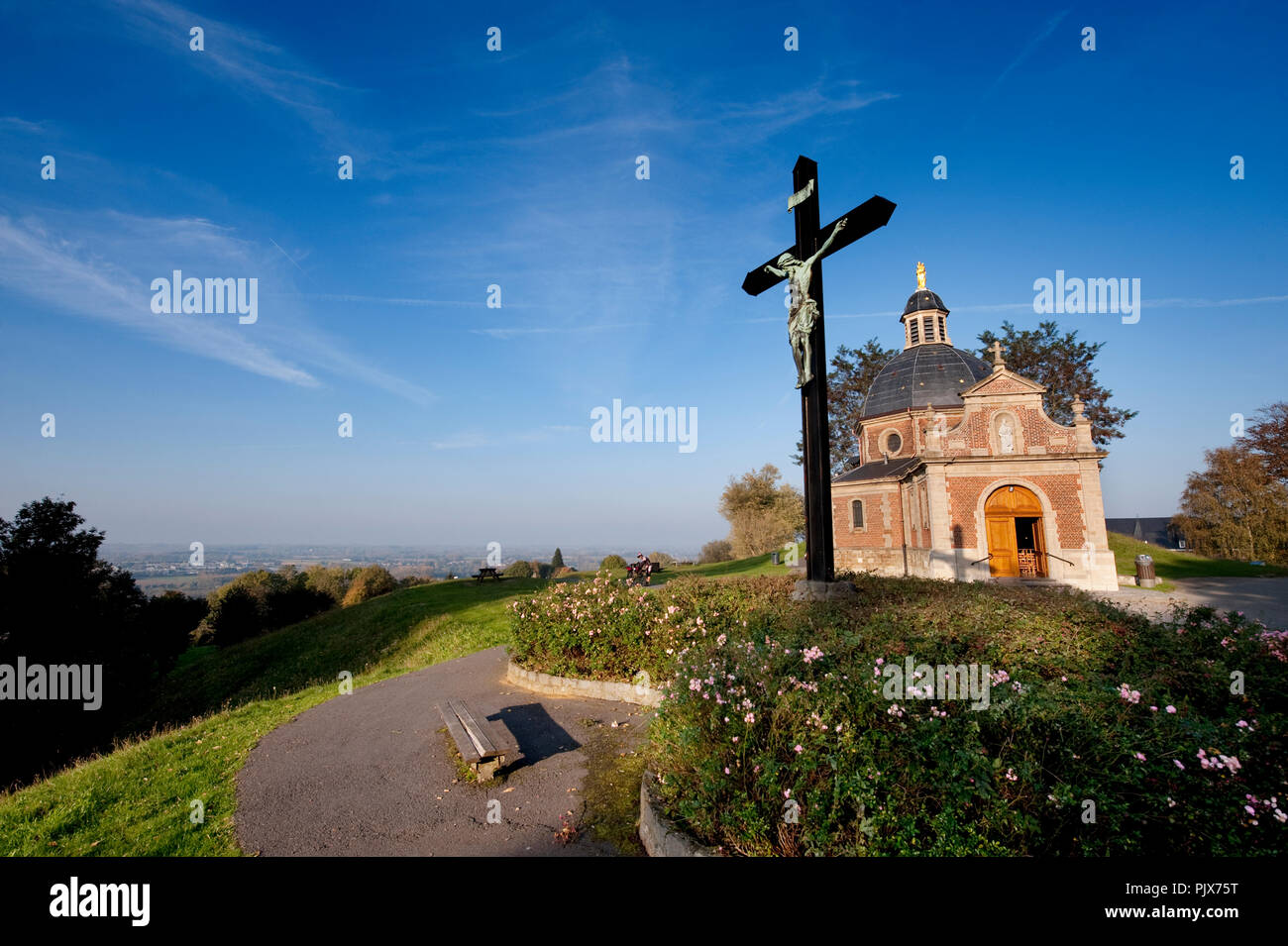 The Chapell of Our Lady of Oudenberg, on top of the Muur climb in ...