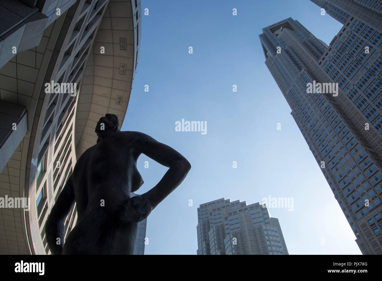 Stock Photo - Tokyo Metropolitan Government Building, Shinjuku, Tokyo ...