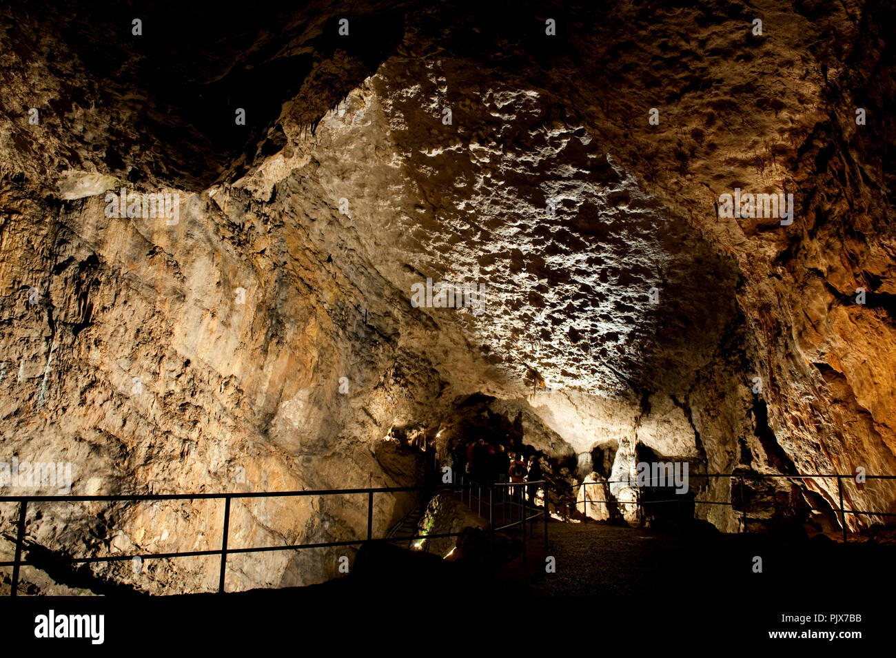 The Cave of Han in Han-sur-Lesse, a major Belgian tourist attraction ...