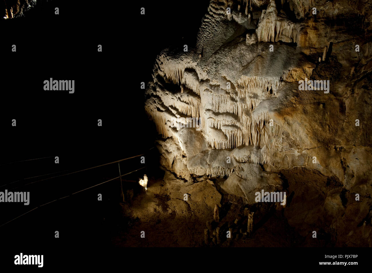 The Cave of Han in Han-sur-Lesse, a major Belgian tourist attraction ...