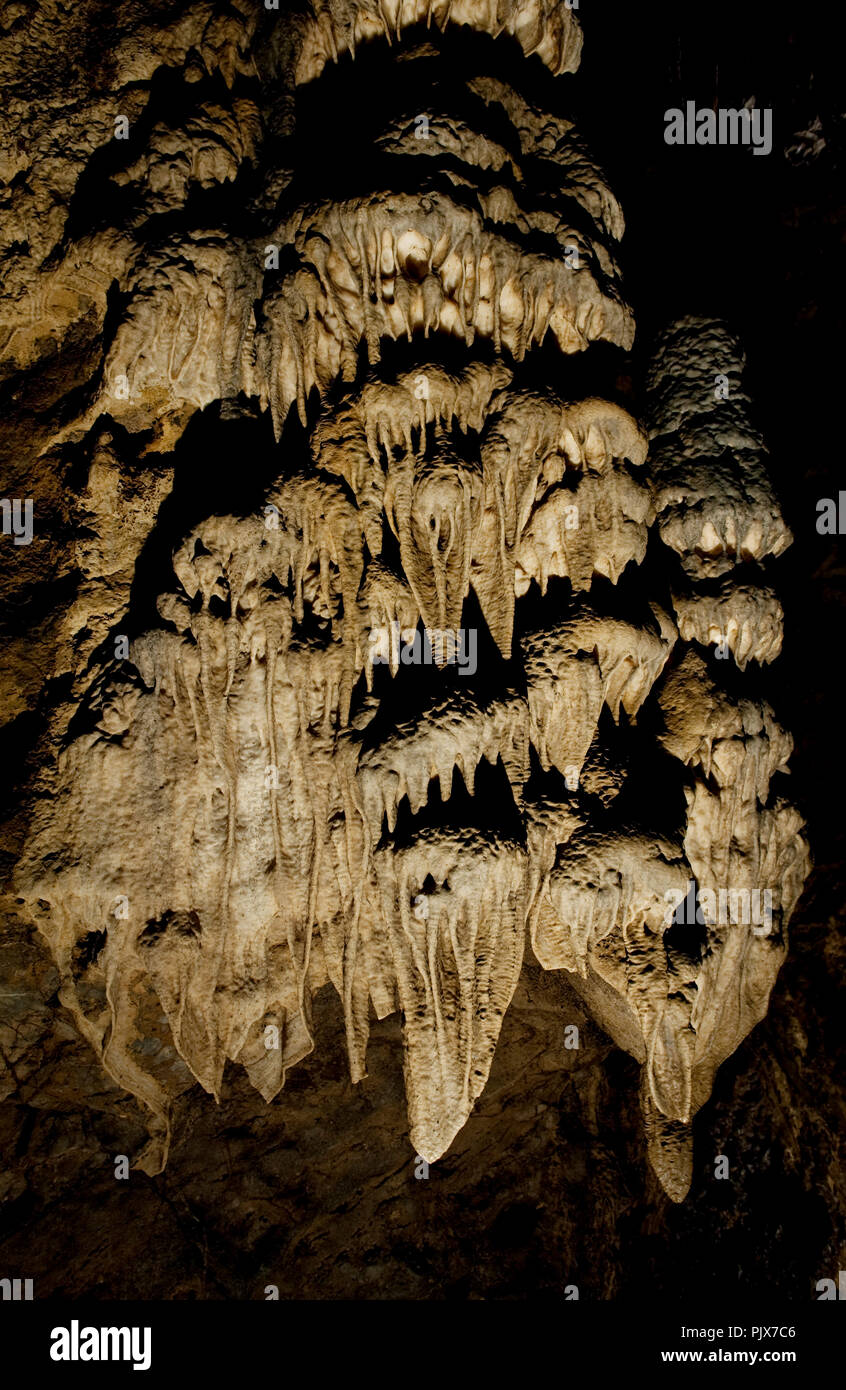 The Cave of Han in Han-sur-Lesse, a major Belgian tourist attraction ...