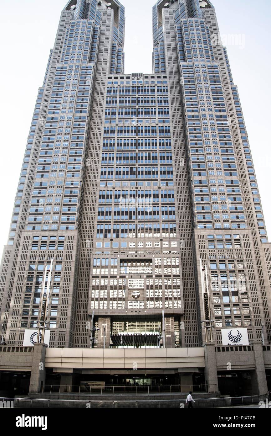 Stock Photo - Tokyo Metropolitan Government Building, Shinjuku, Tokyo ...