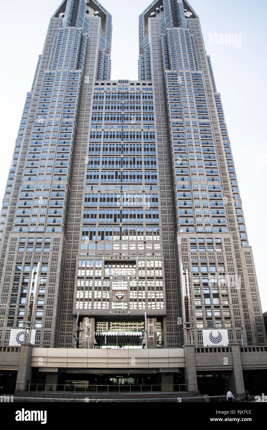 Stock Photo - Tokyo Metropolitan Government Building, Shinjuku, Tokyo ...