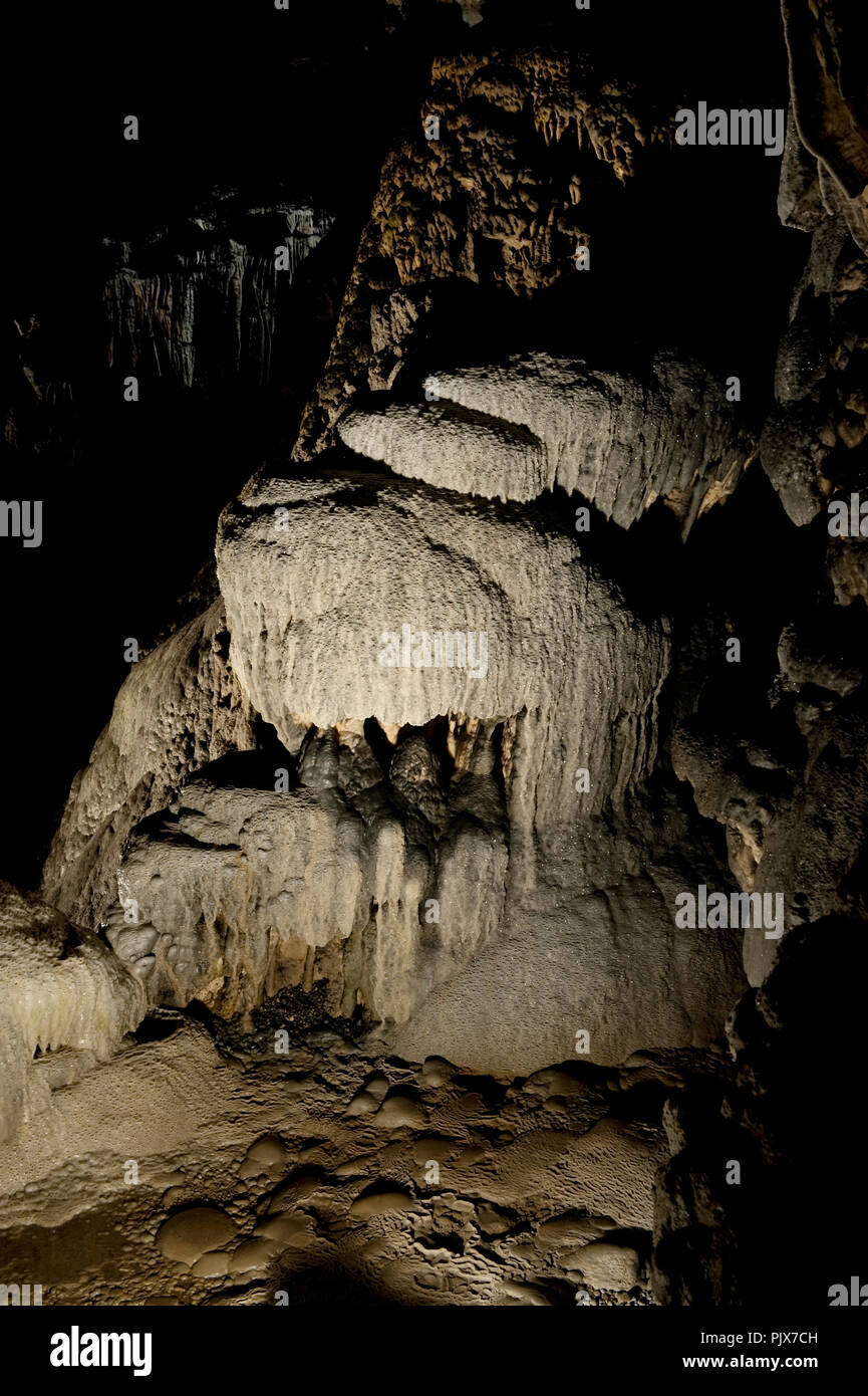 The Cave of Han in Han-sur-Lesse, a major Belgian tourist attraction ...