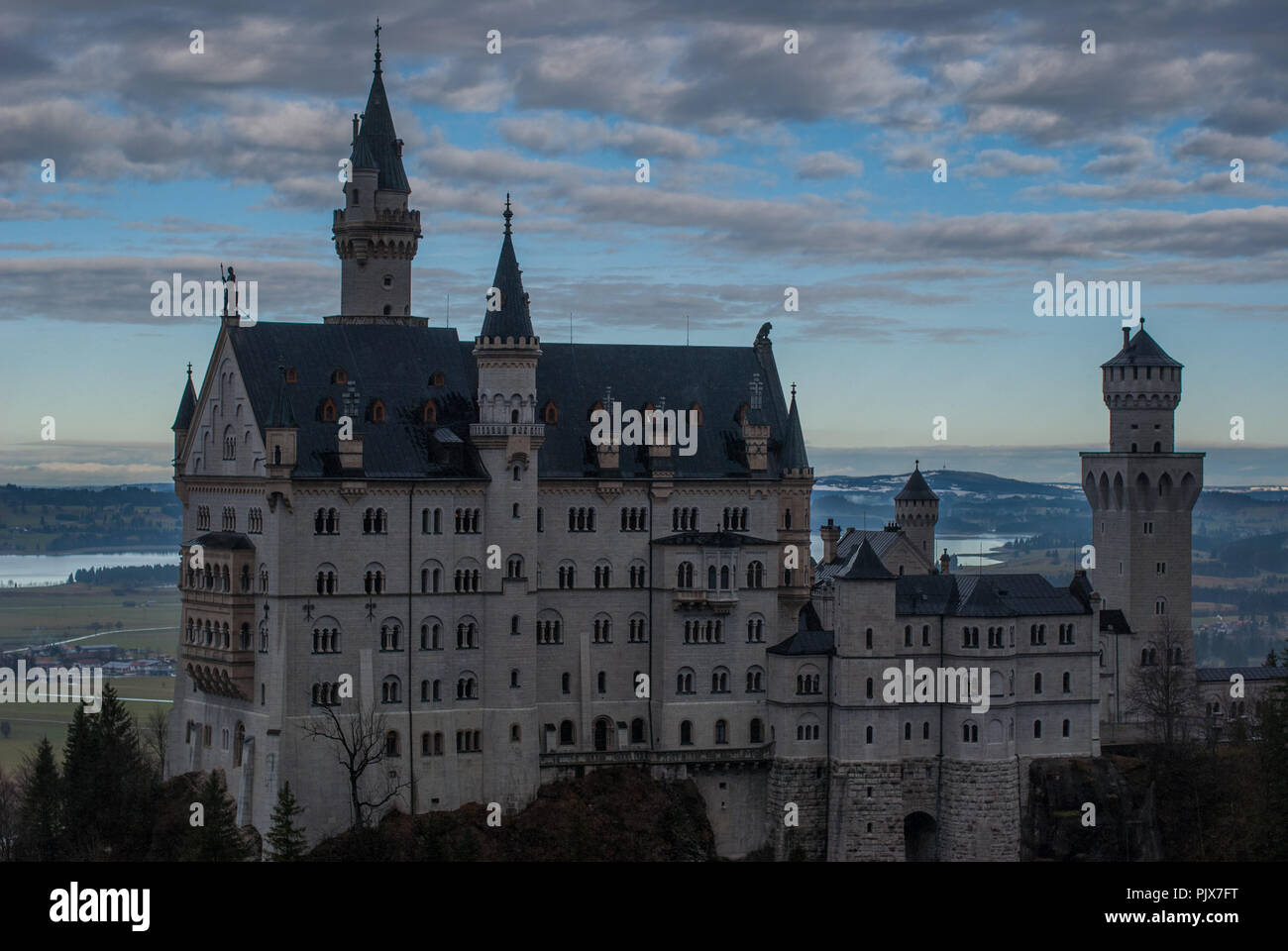 Neuschwanstein Castle in the Bavarian Alps of Germany Stock Photo - Alamy