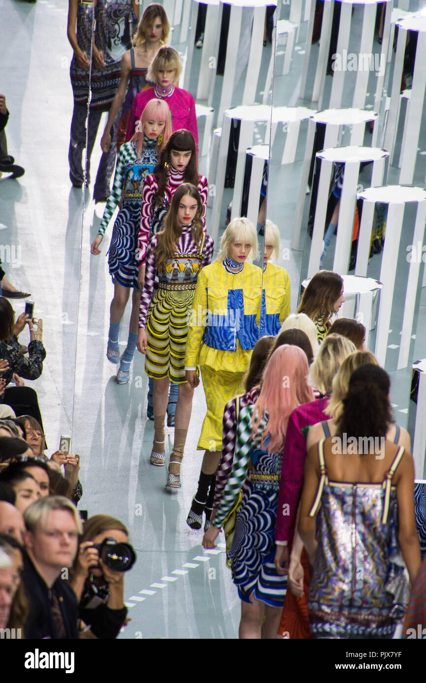 Paris Fashion Week Spring/Summer 2017 Collection show on September 30 ...