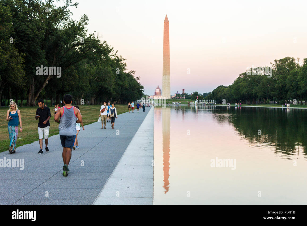 Washington, D.C. The Washington Monument, an obelisk on the National ...