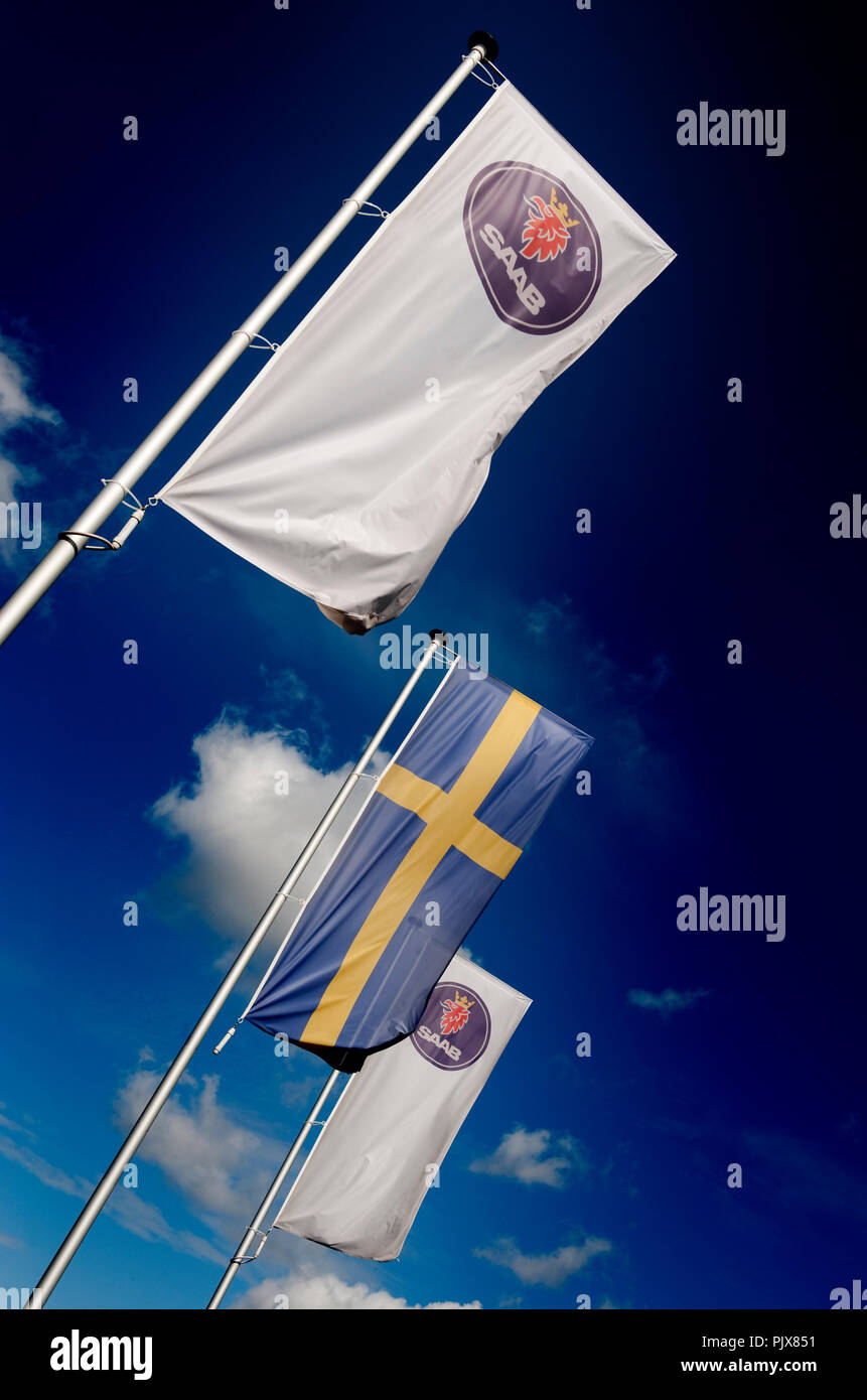 Saab automobile ab logo hi-res stock photography and images - Alamy