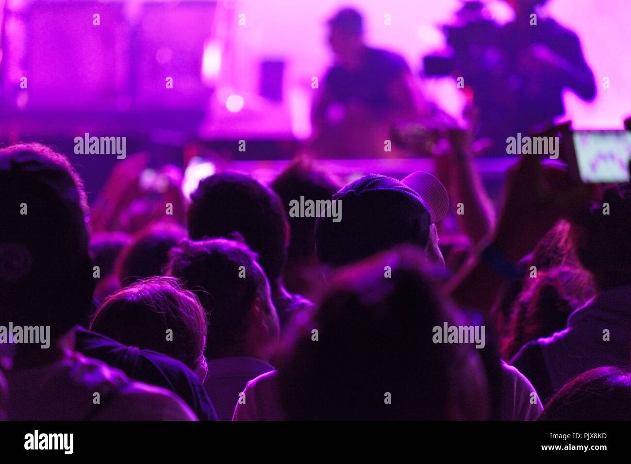 Rock music concert view from stage hi-res stock photography and images ...