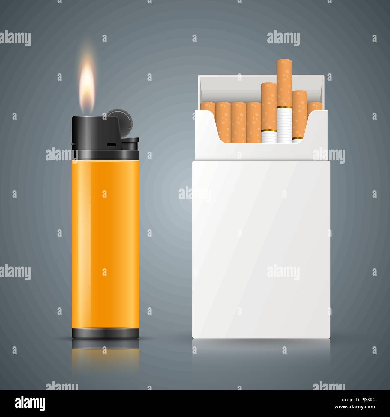Harmful cigarette, viper, smoke, business infographics Stock Vector ...
