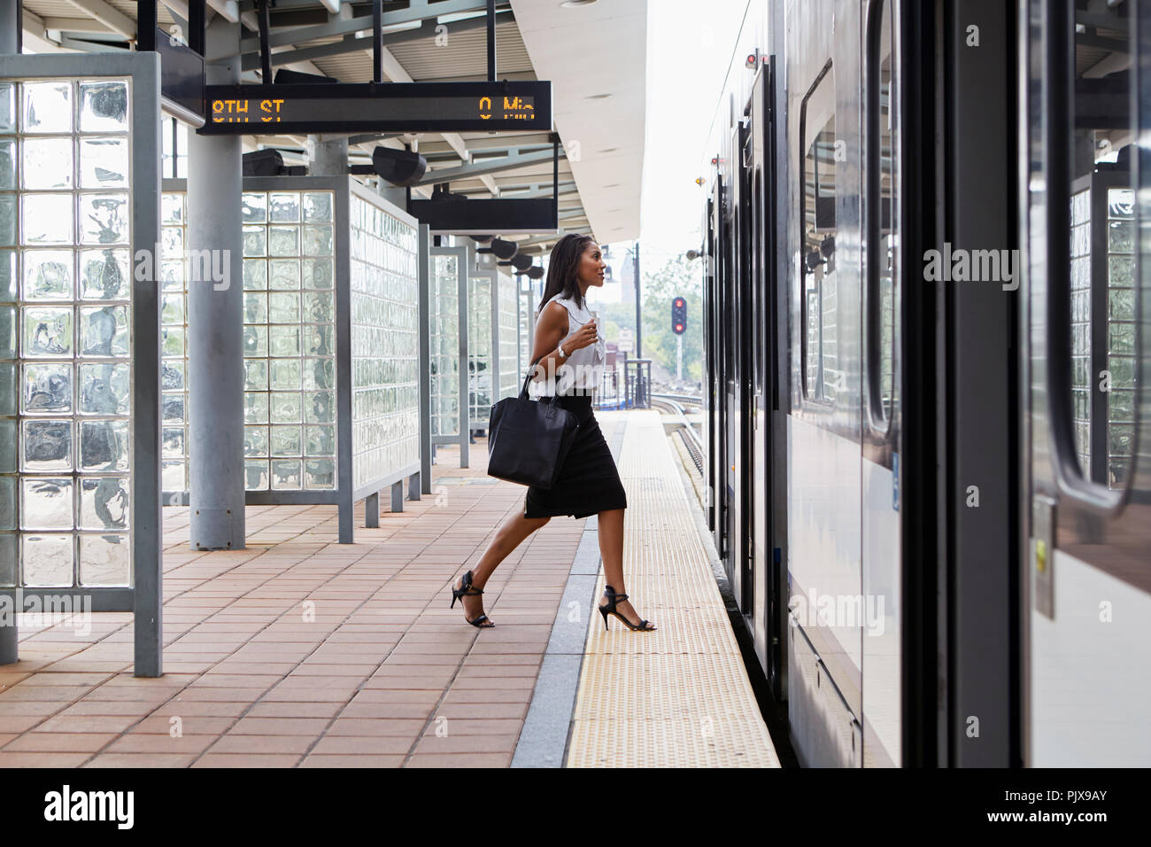 Boarding train hi-res stock photography and images - Alamy
