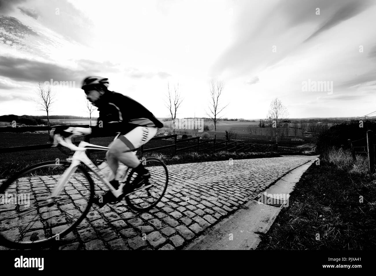 Tour of flanders bicycle Black and White Stock Photos & Images - Alamy