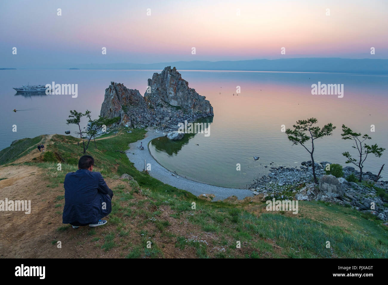 Olkhon Island, Baikal lake, Russia Stock Photo - Alamy