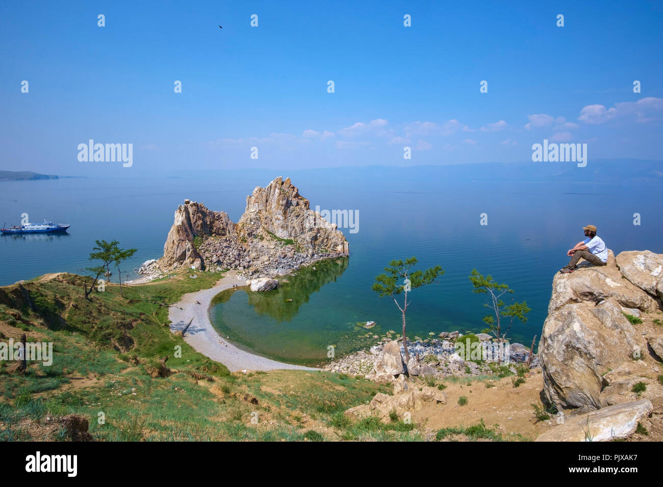 Olkhon Island, Baikal lake, Russia Stock Photo - Alamy