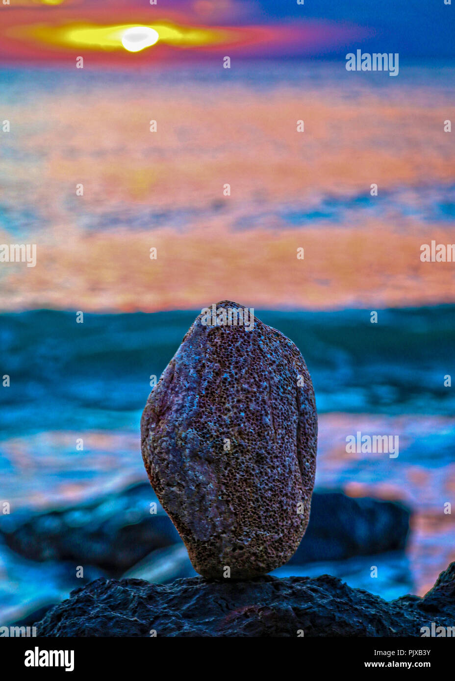 Rock formations and Cairns Stock Photo - Alamy