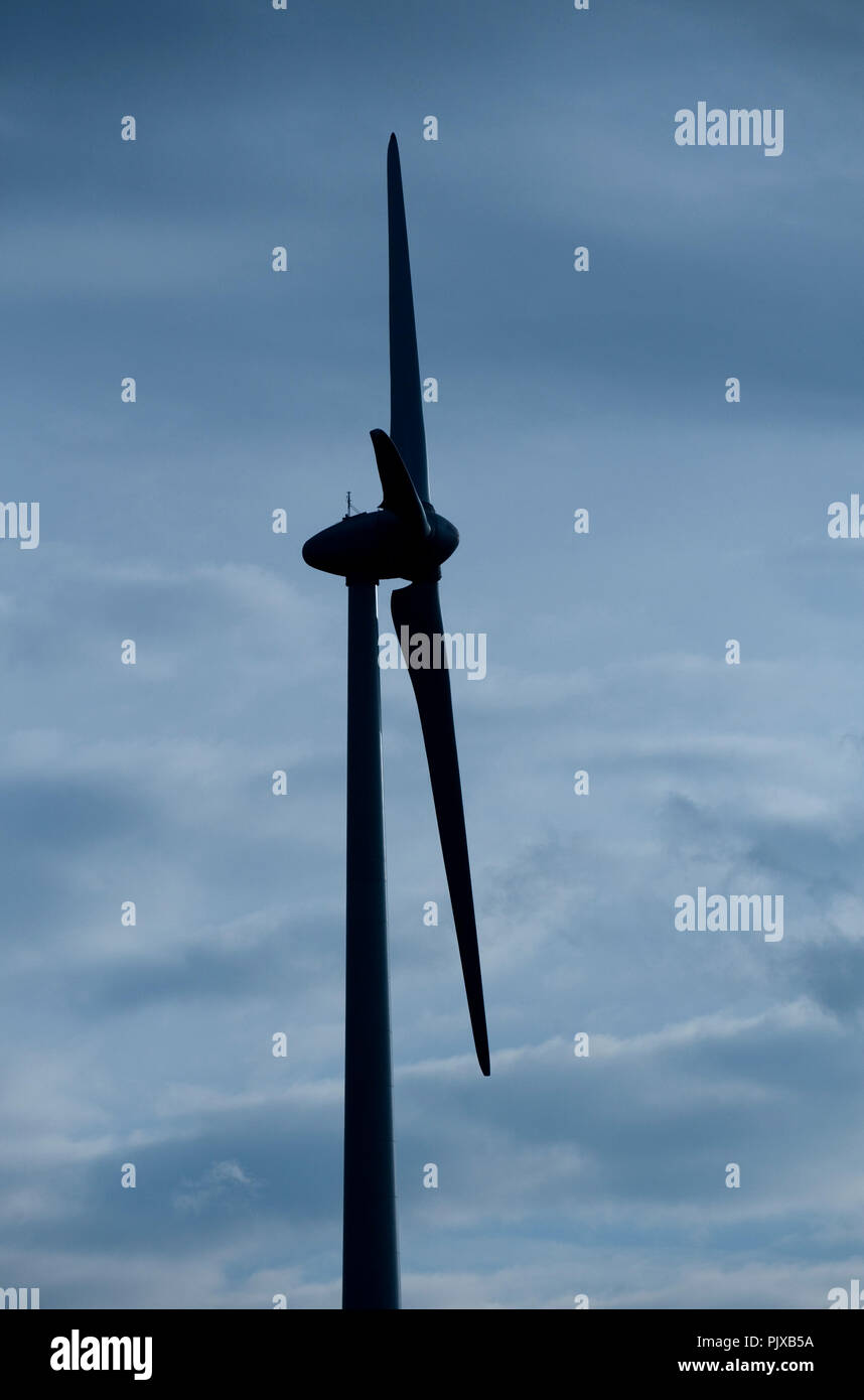 The construction of four windmills along the E17 motorway near Kortrijk ...