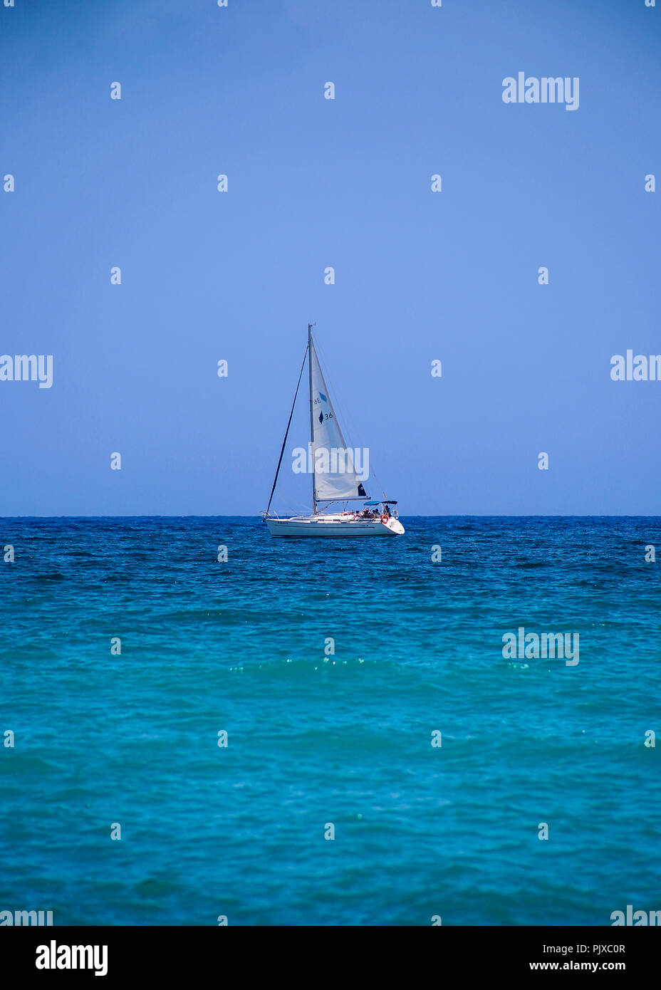 Sailing In Summer Stock Photo - Alamy