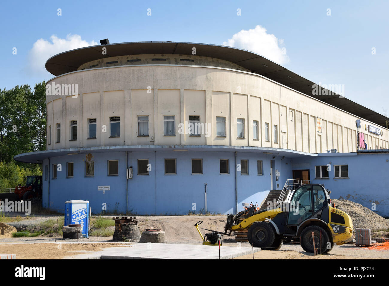 The former nazi seaside resort in Prora is under complete restauration ...
