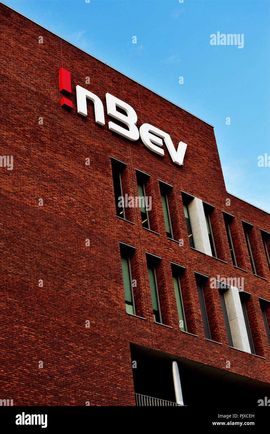 Belgian brewery Inbev European HQ in Leuven (Belgium, 10/09/2008 Stock ...